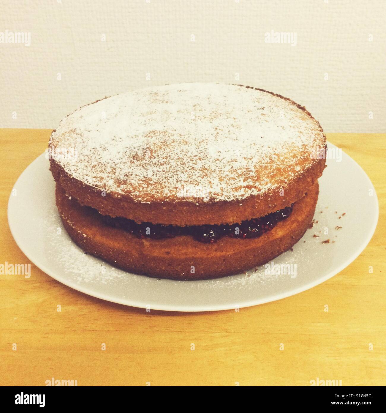 Homemade sponge cake Stock Photo - Alamy