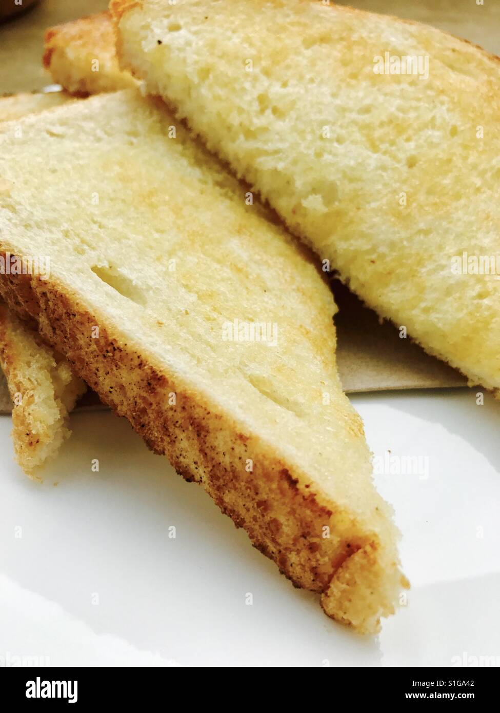 Toast triangles hi-res stock photography and images - Alamy