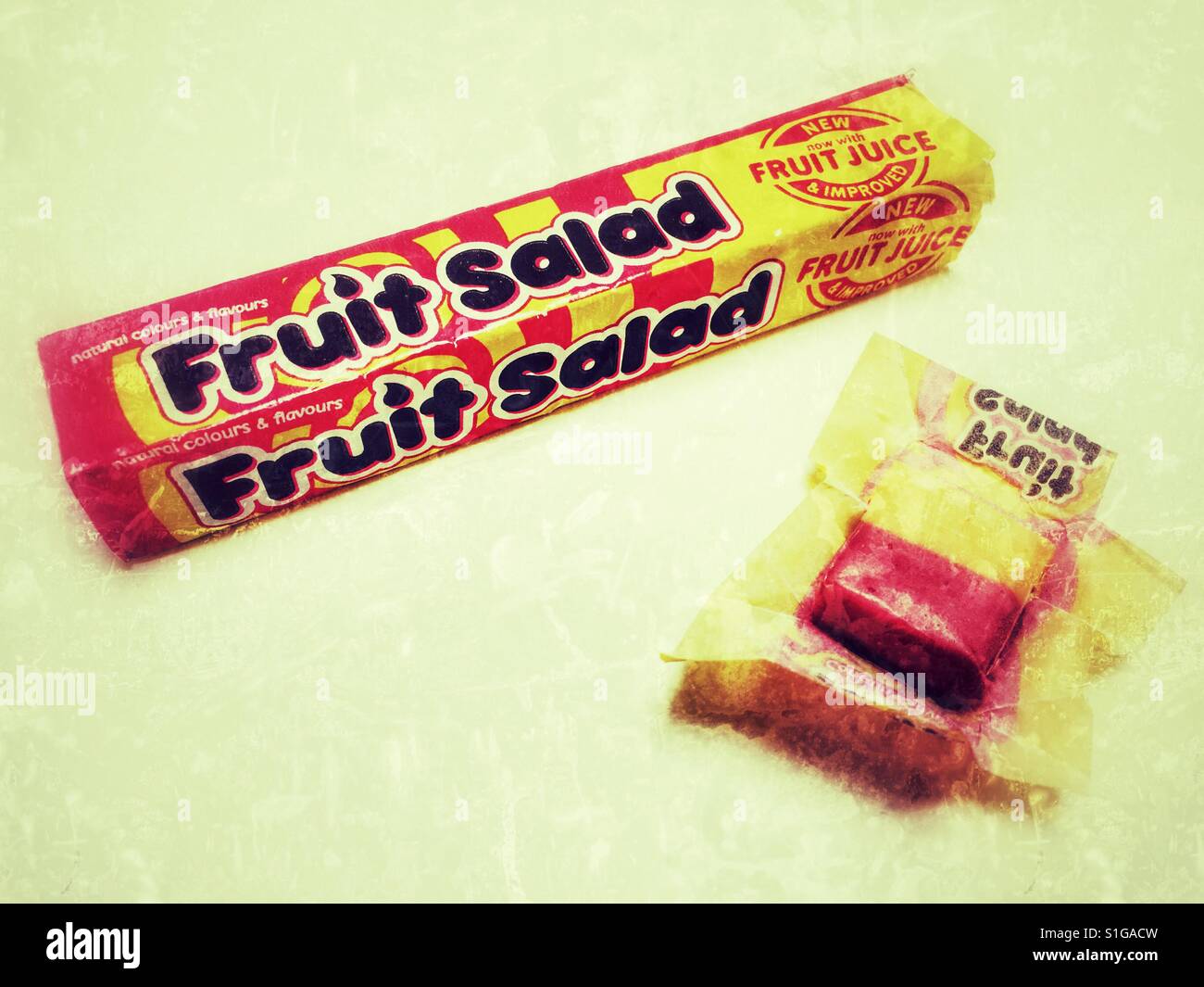 Fruit Salad sweets Stock Photo - Alamy