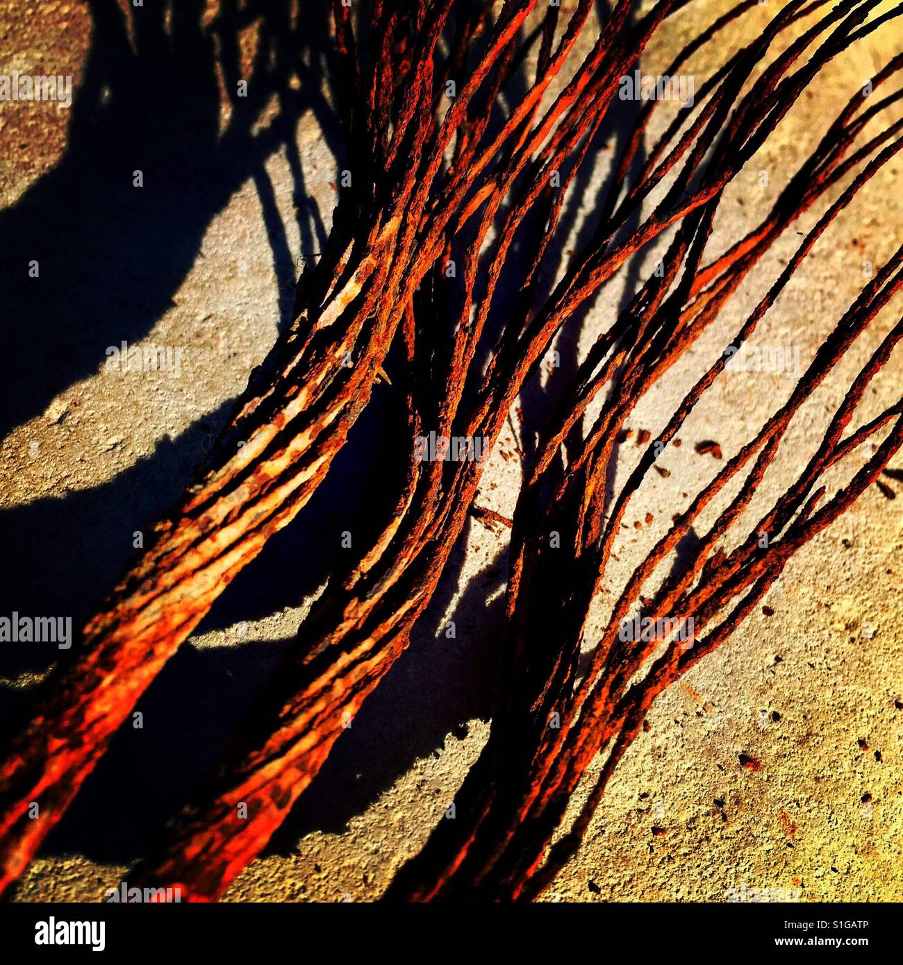 Steel Rusted Cable Stock Photos & Steel Rusted Cable Stock Images - Alamy