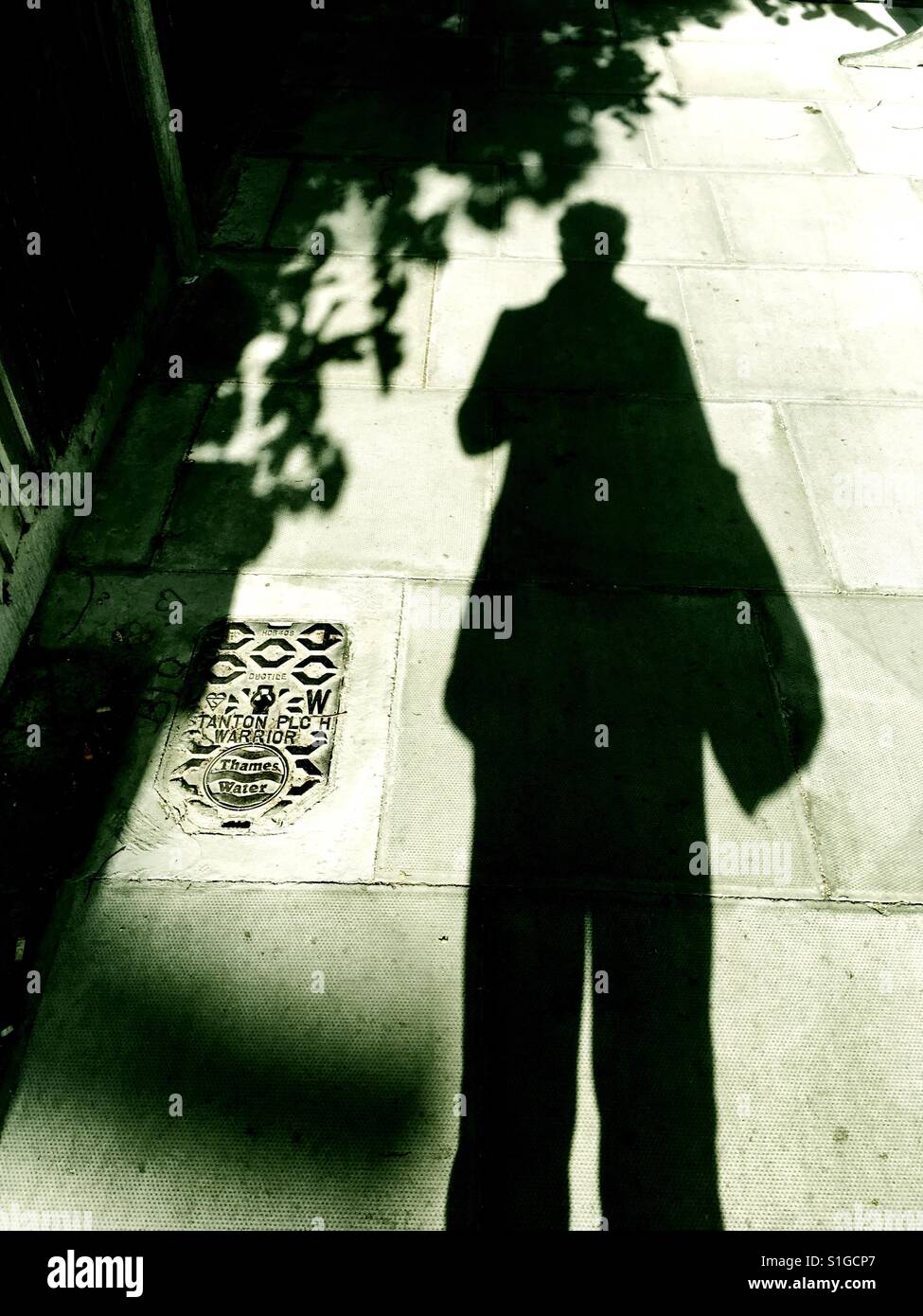 Shadow of a man Stock Photo - Alamy