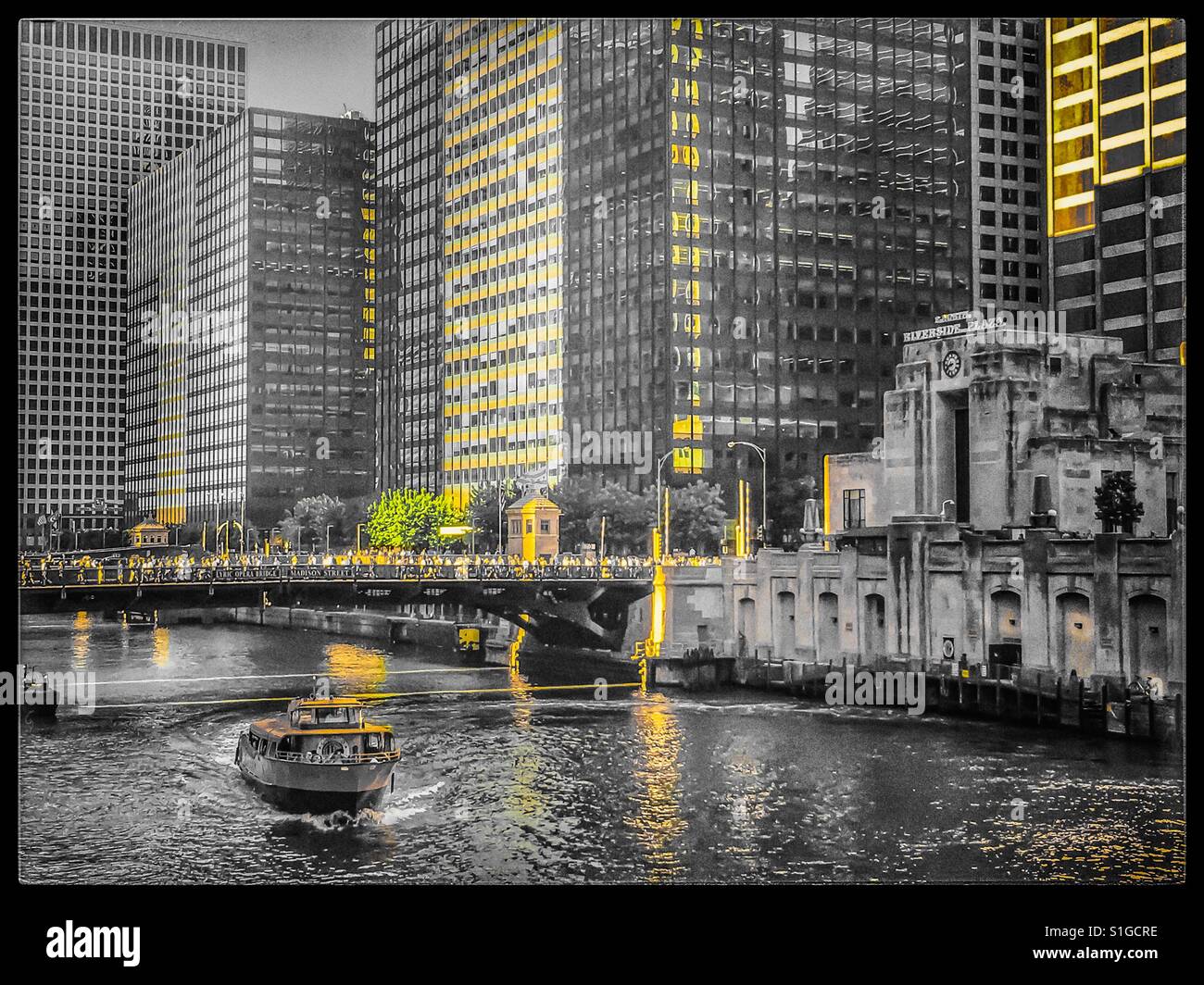 Chicago rush hour hi-res stock photography and images - Alamy