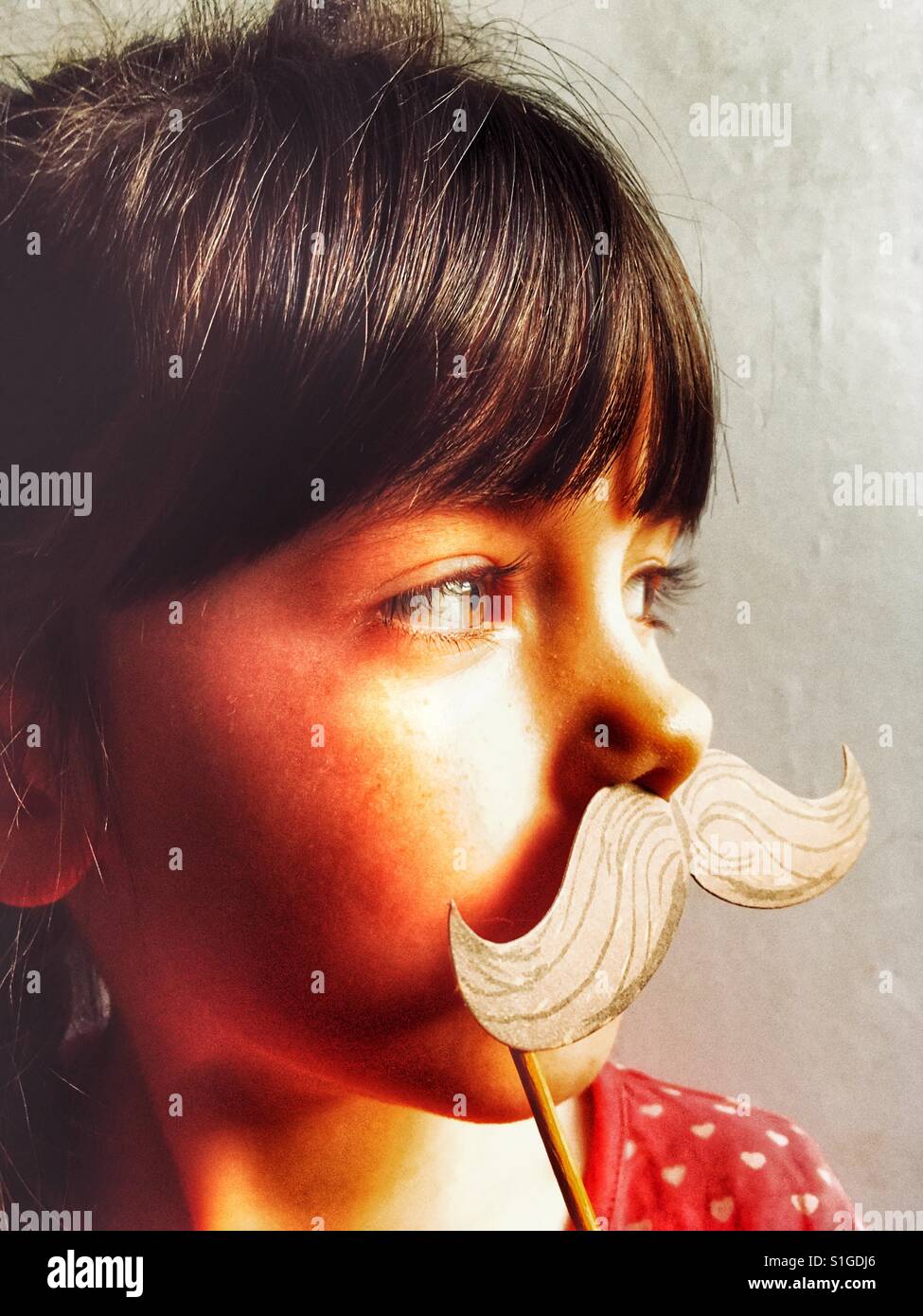 Comedy moustache hi-res stock photography and images - Alamy
