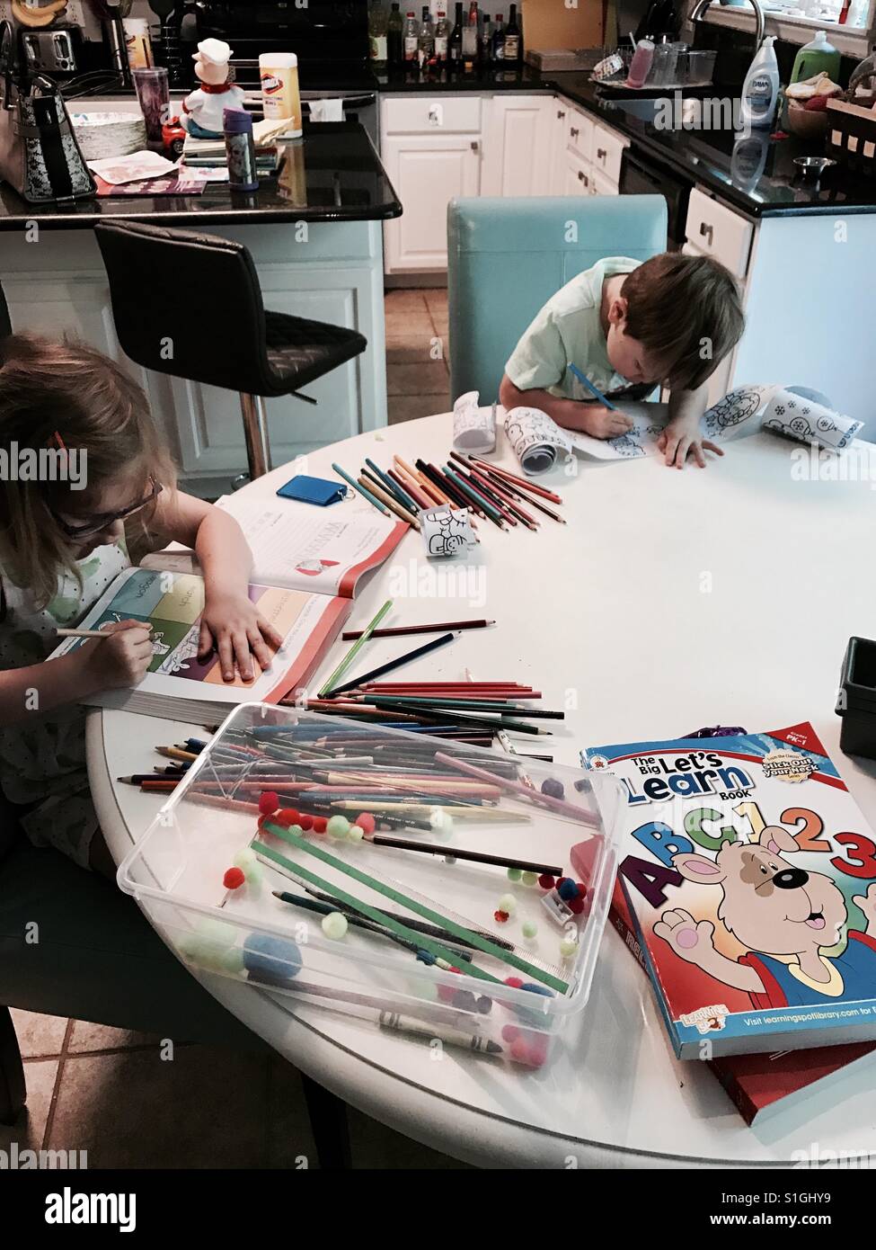 Hard at work Stock Photo - Alamy