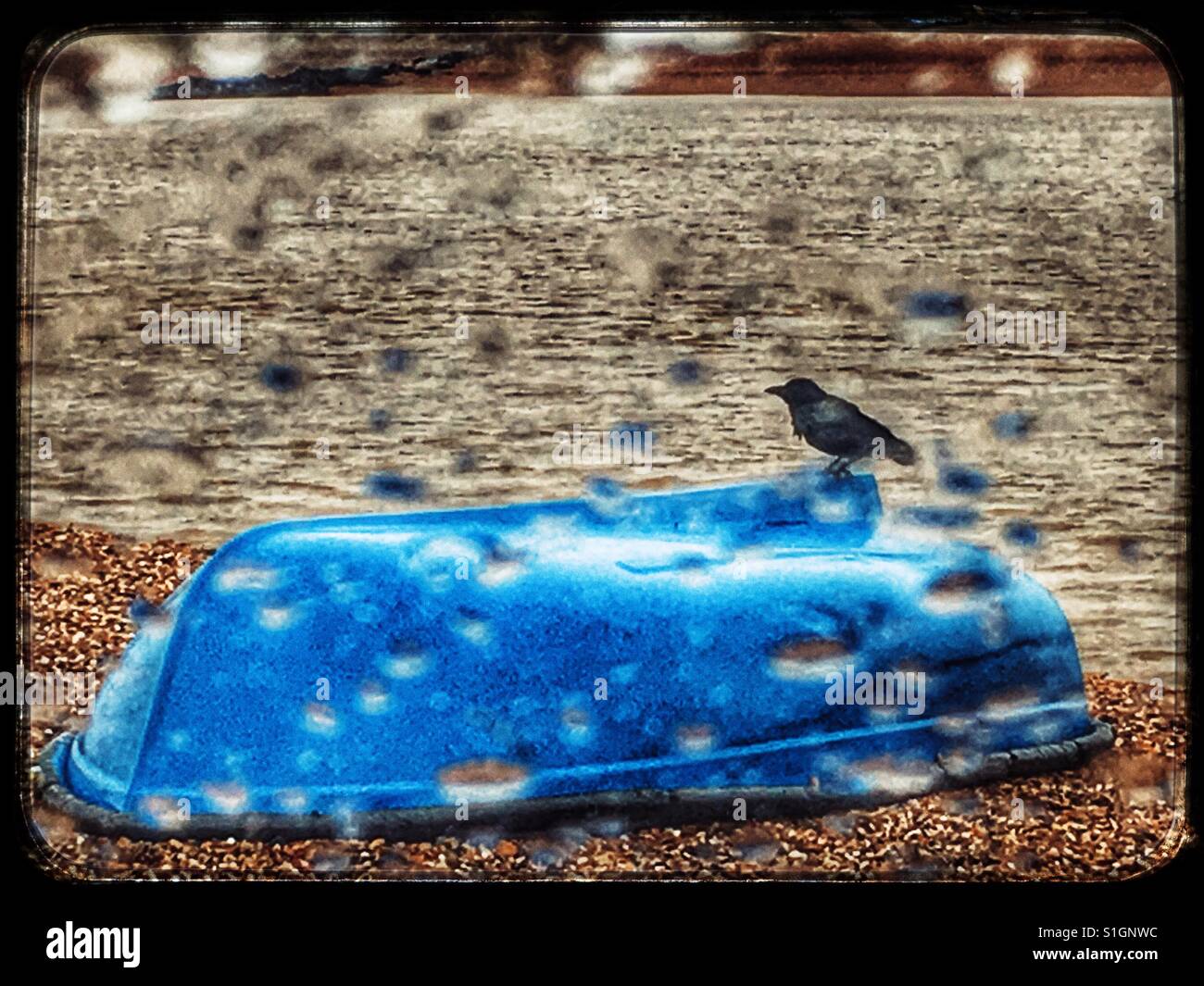 Row boat rain hi-res stock photography and images - Alamy