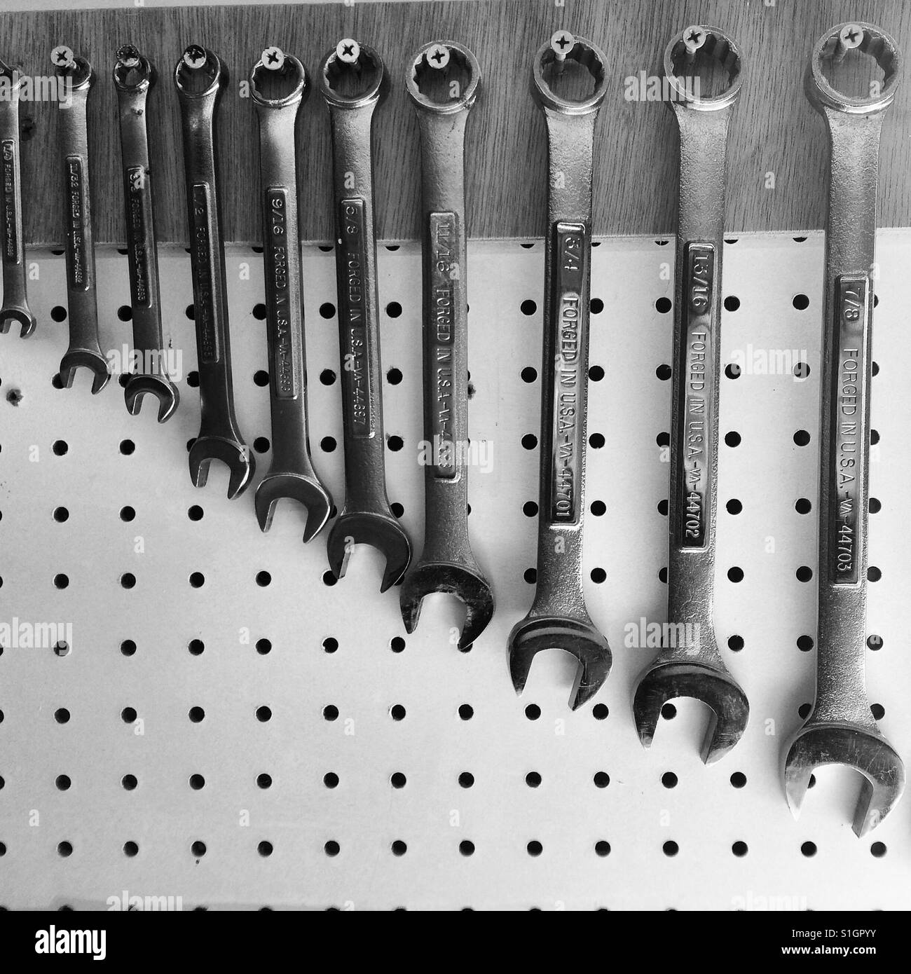 Wrenches Black and White Stock Photos & Images - Alamy
