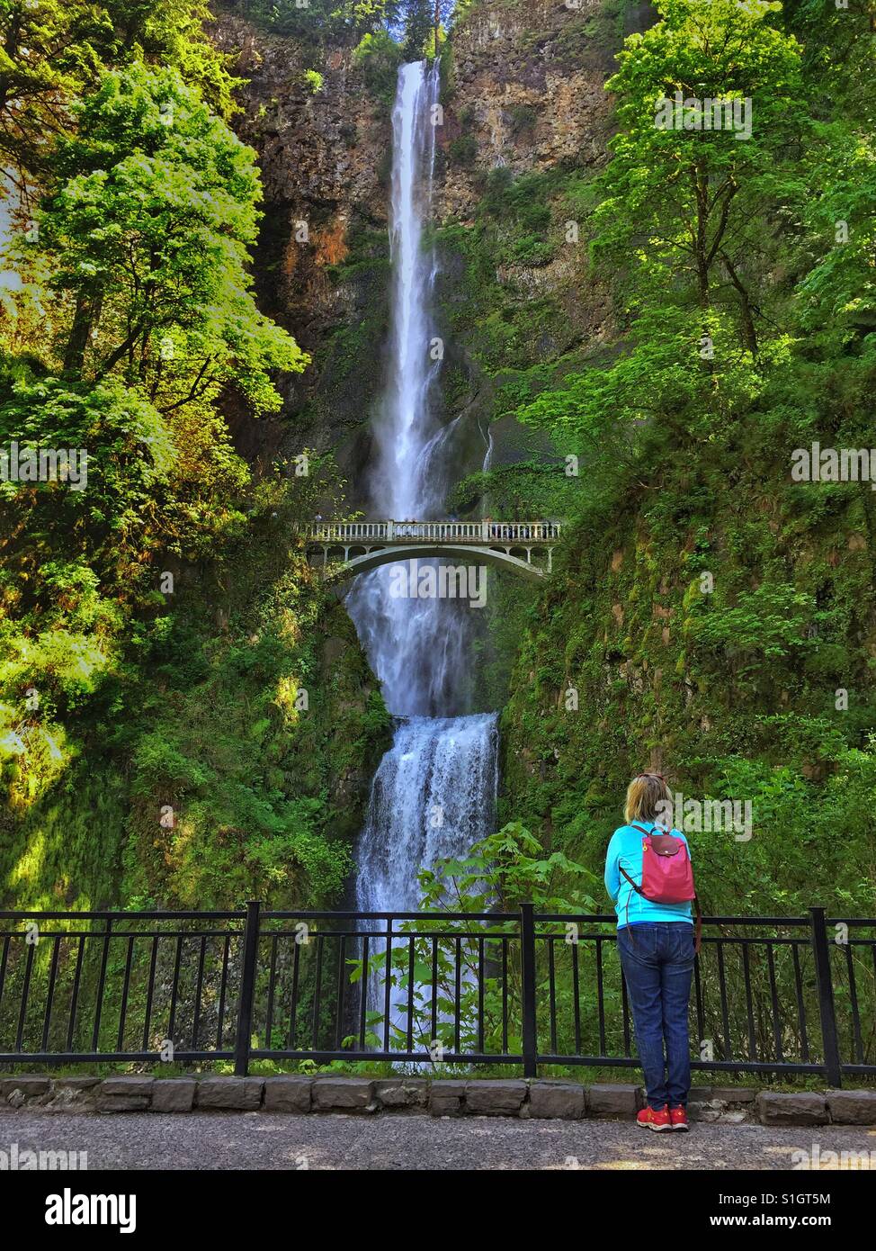 Multnomah falls hi-res stock photography and images - Alamy