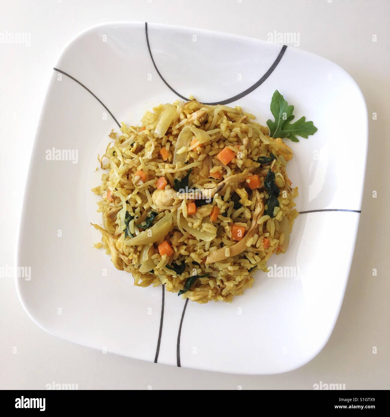 Fried rice plate hi-res stock photography and images - Alamy