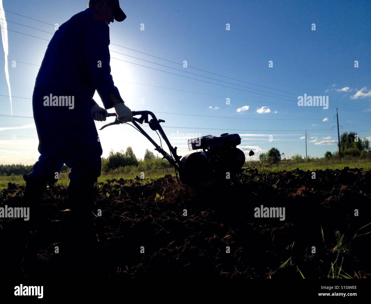 Process the land Stock Photo - Alamy