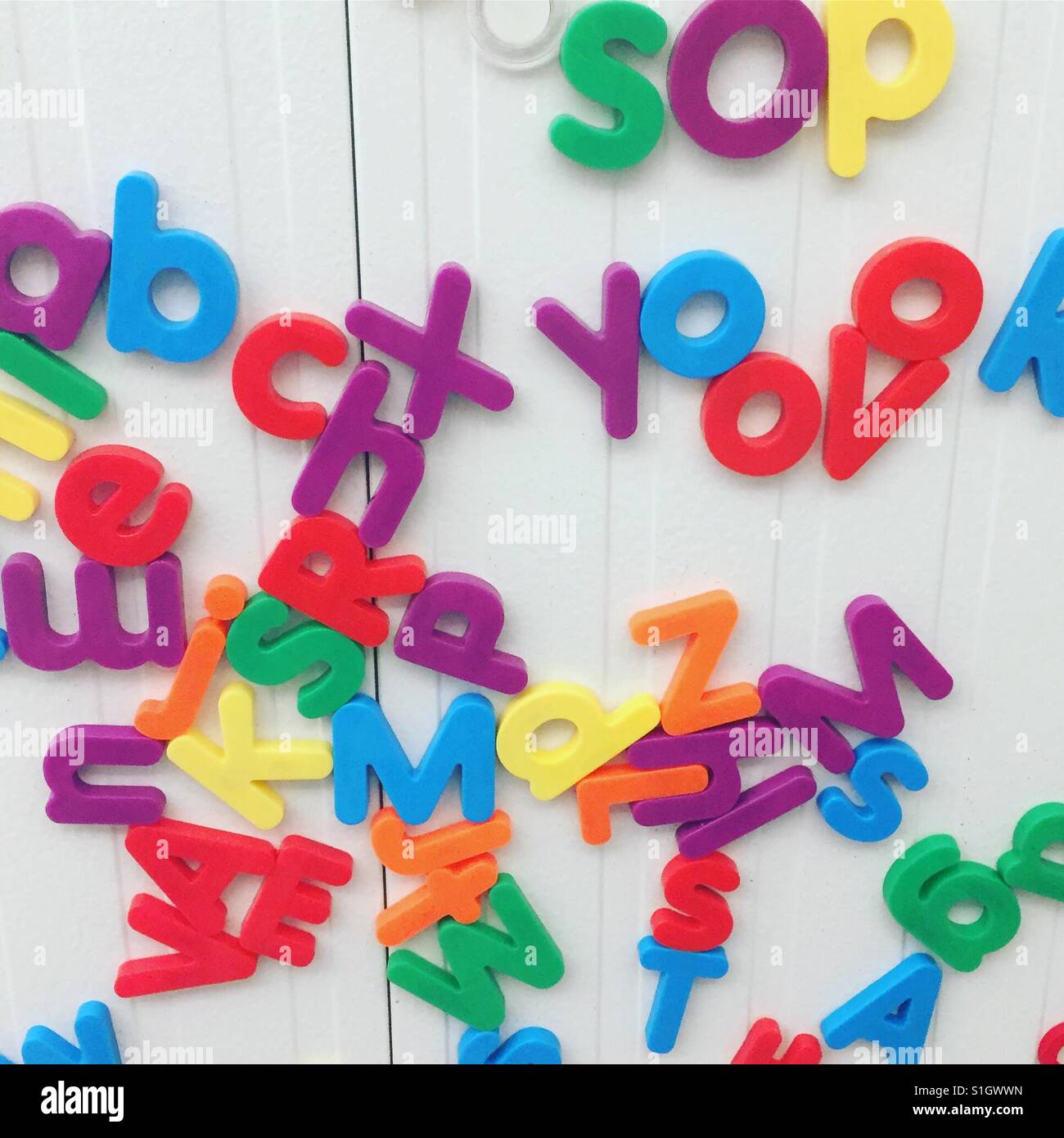 Magnetic Letters Alphabet High Resolution Stock Photography and Images ...