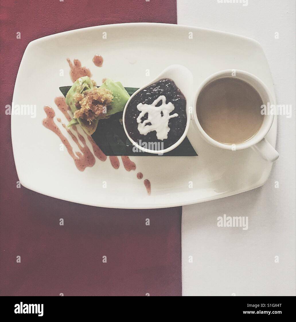 Fresh Balinese Dessert with Java Coffee Stock Photo - Alamy