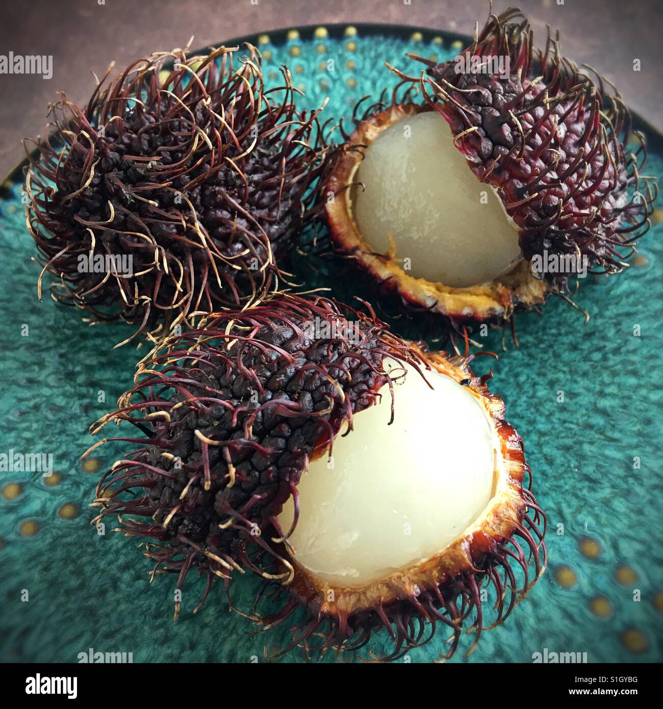 Rambutan open hi-res stock photography and images - Alamy