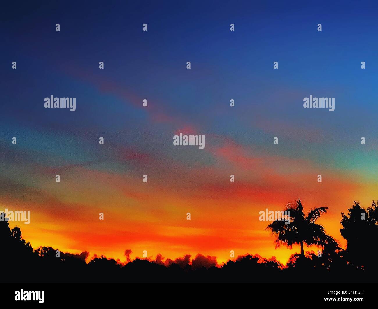 An spectacular sunset near home Stock Photo - Alamy