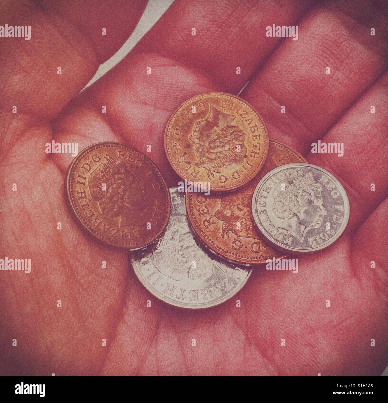 5p coin hi-res stock photography and images - Alamy