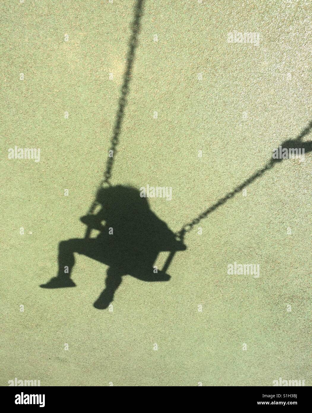 Child swing alone hi-res stock photography and images - Alamy