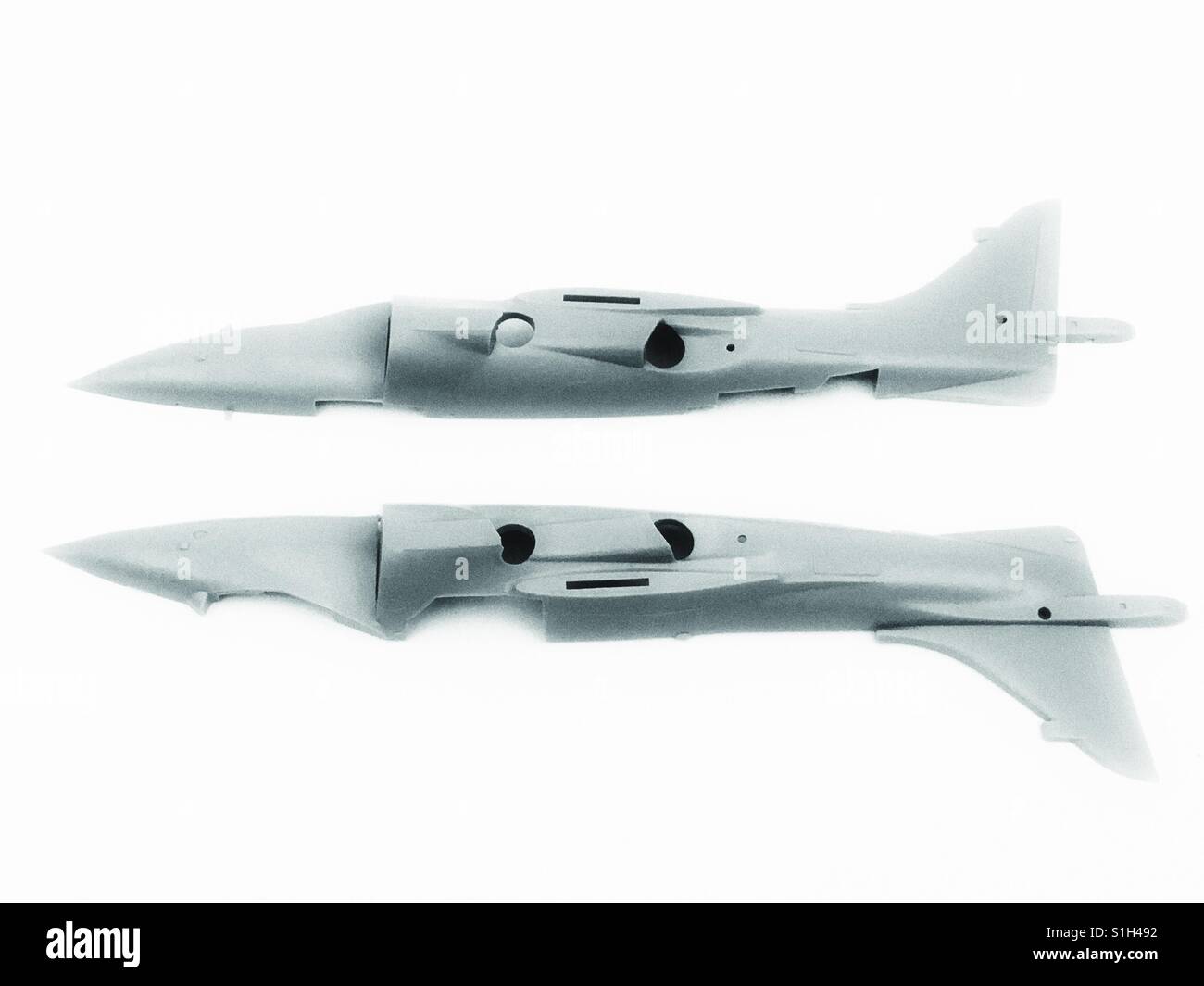 Harrier Jump Jet scale model aircraft Stock Photo - Alamy