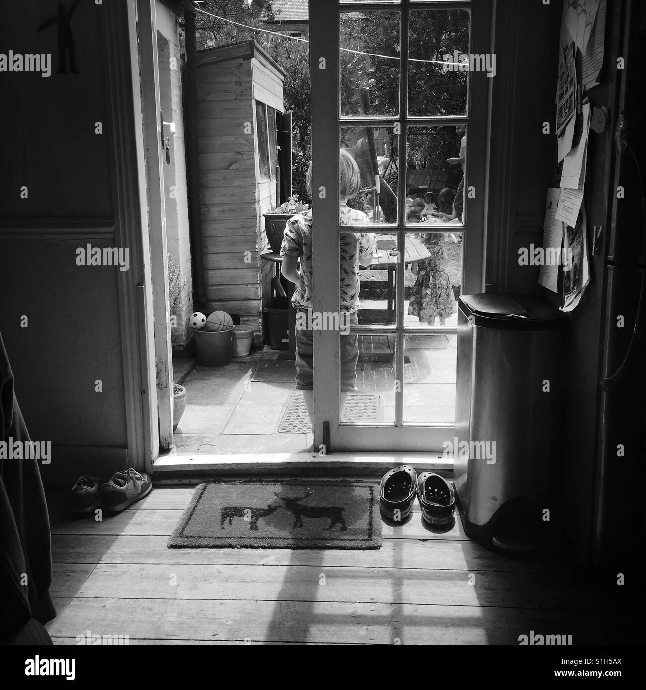 Back door hi-res stock photography and images - Alamy
