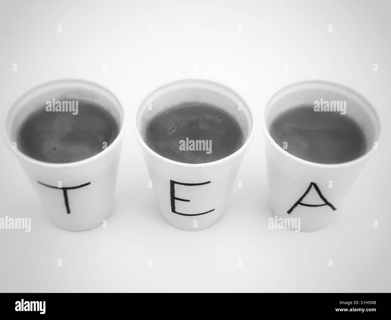 Tea for 3 Stock Photo - Alamy