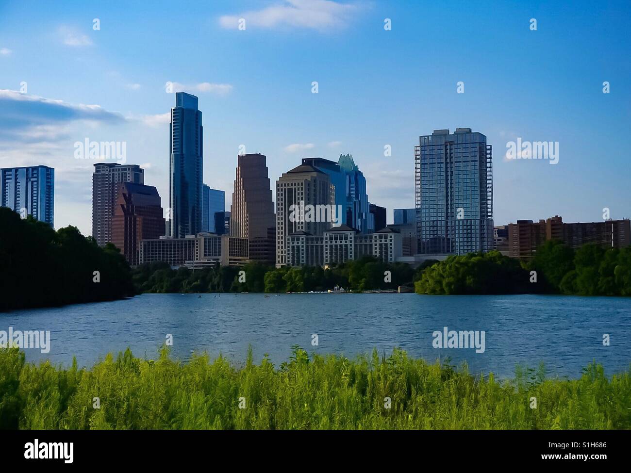 Lady bird lake austin rowing hi-res stock photography and images - Alamy