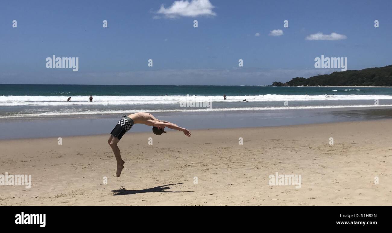 Back flip hi-res stock photography and images - Alamy