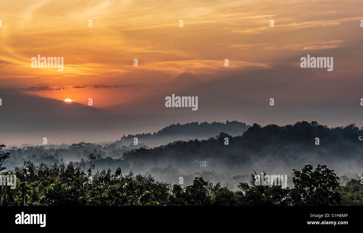 A half beauty sunrise Stock Photo - Alamy