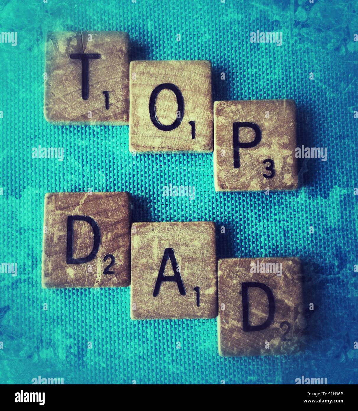 Scrabble letters my dad hi-res stock photography and images - Alamy