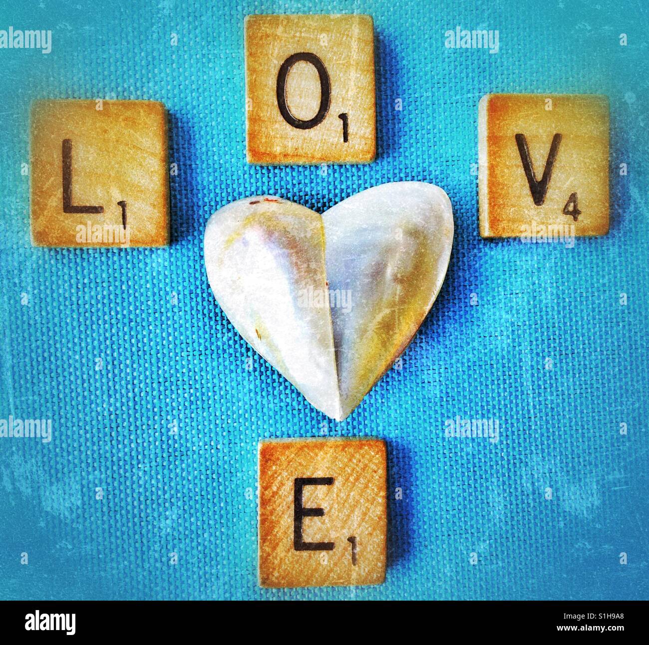 Scrabble letters love hi-res stock photography and images - Alamy