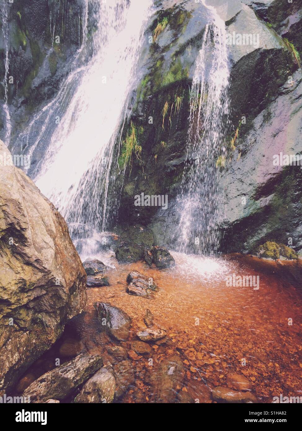 Powerscourt waterfall wicklow hi-res stock photography and images - Alamy
