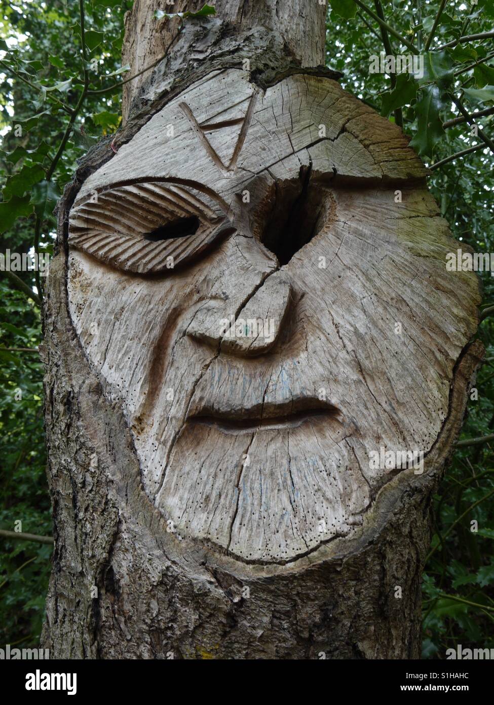 Carved Wood Face High Resolution Stock Photography and Images - Alamy