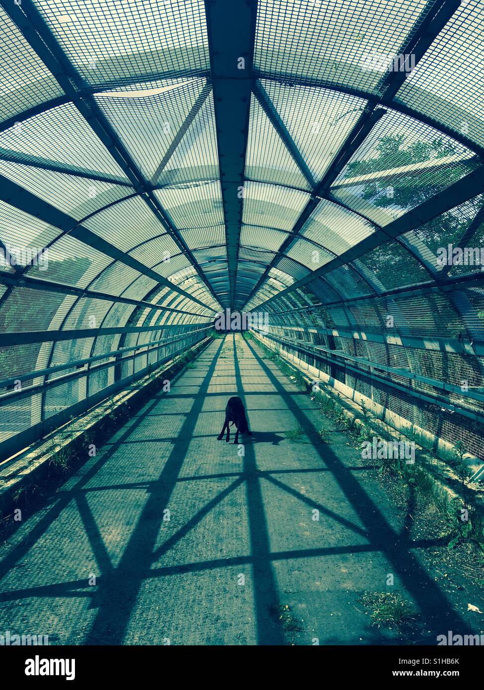 Motorway footbridge hi-res stock photography and images - Alamy