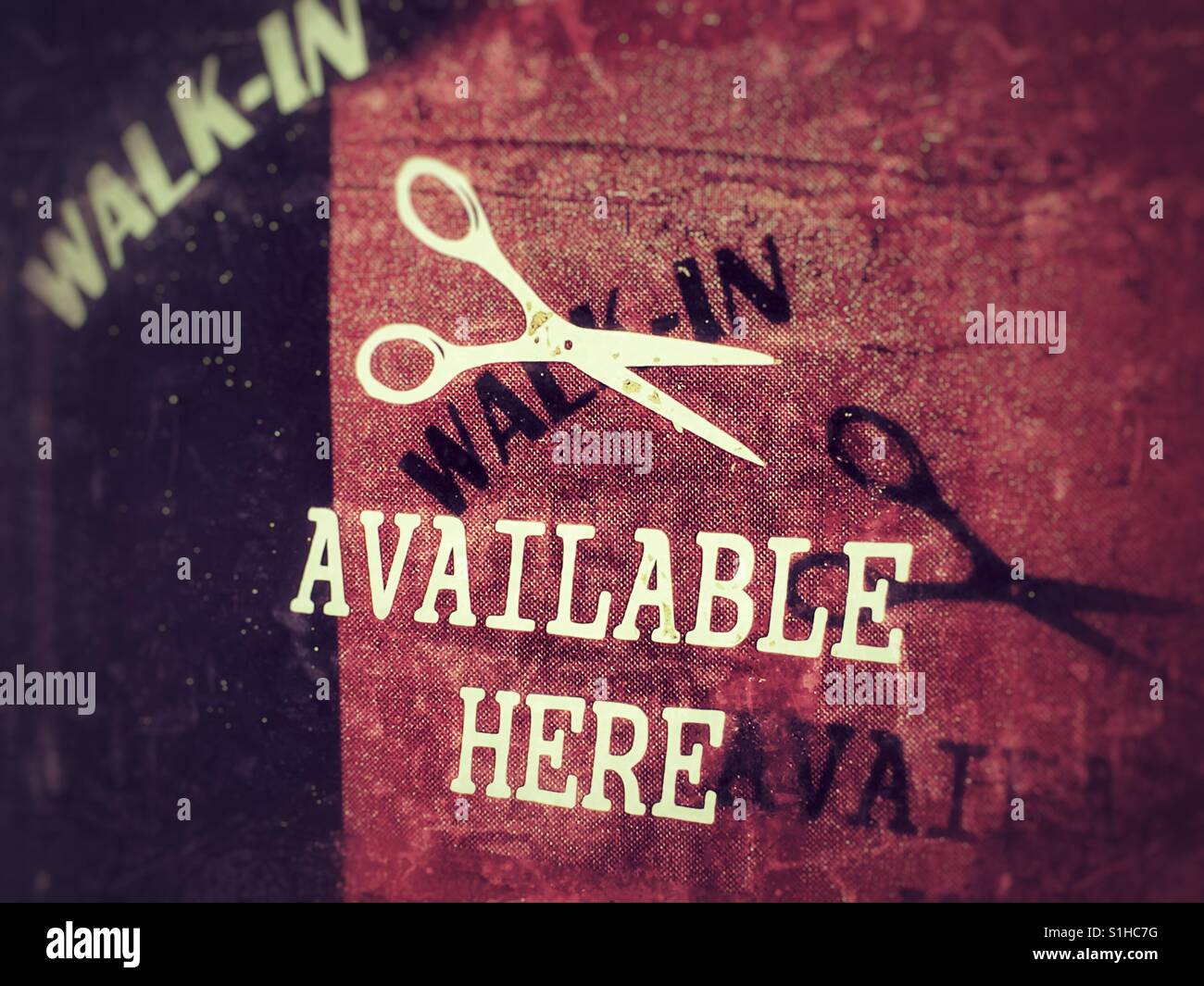 Walk in barber Stock Photo - Alamy