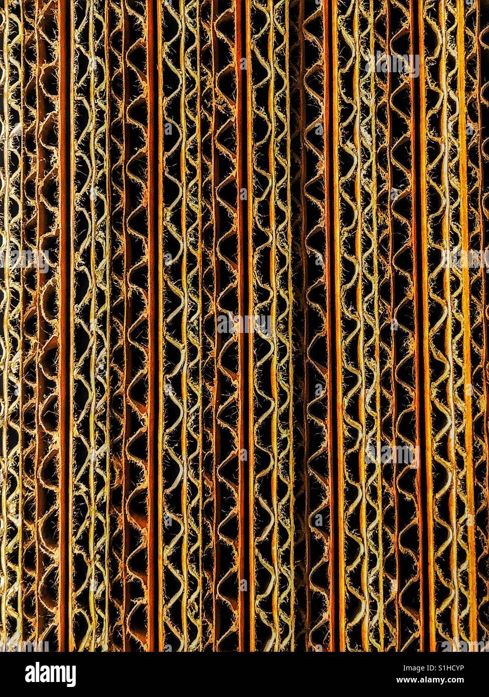 Cardboard box edge Stock Photo - Alamy