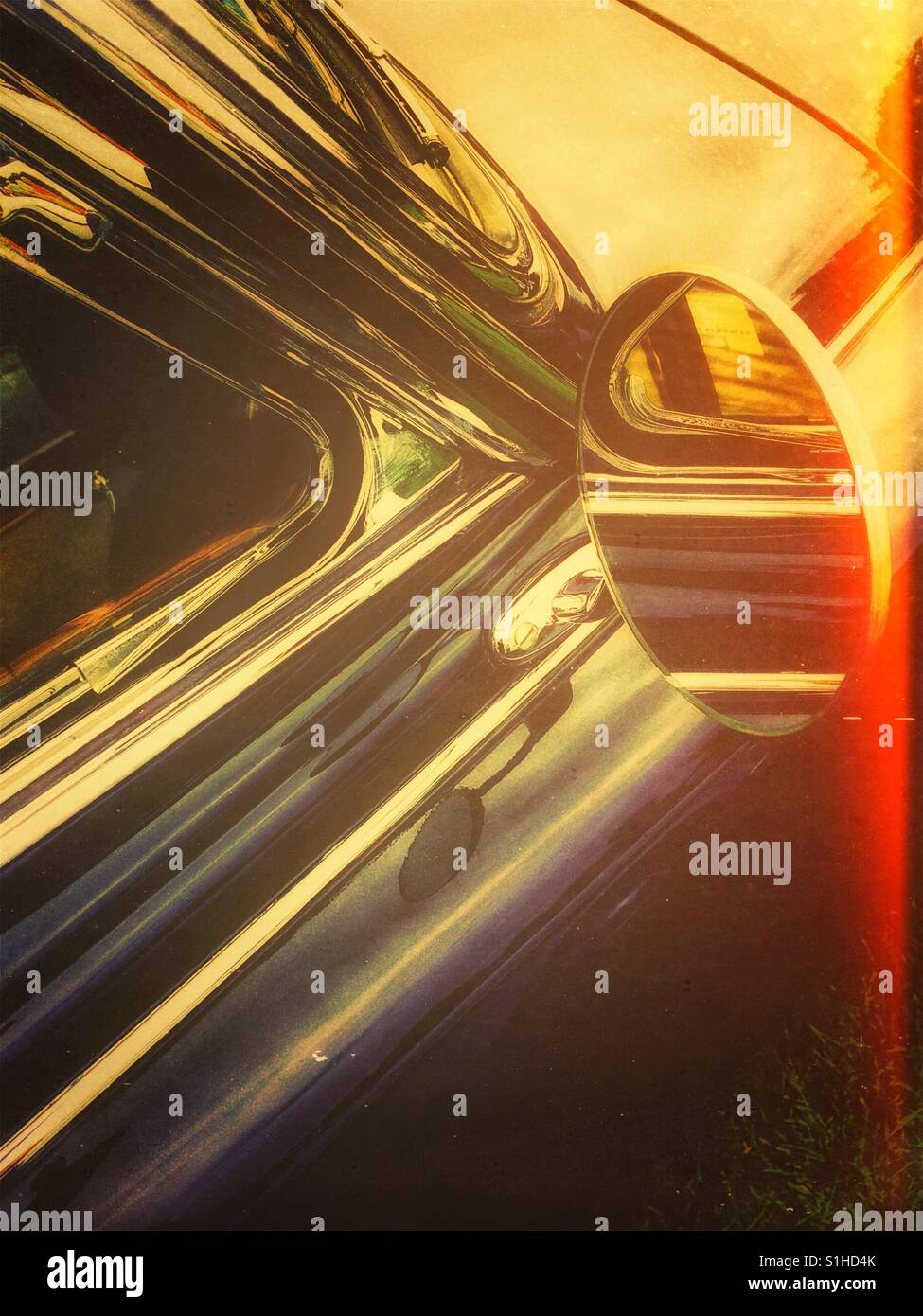 Chrome car trim hi-res stock photography and images - Alamy