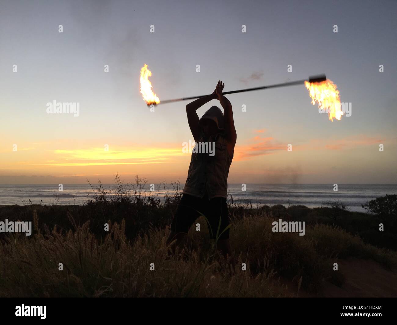 Fire dance hawaii hi-res stock photography and images - Alamy