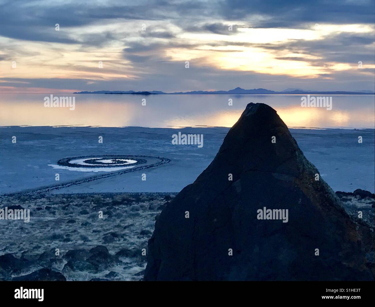 Spiral jetty hi-res stock photography and images - Alamy