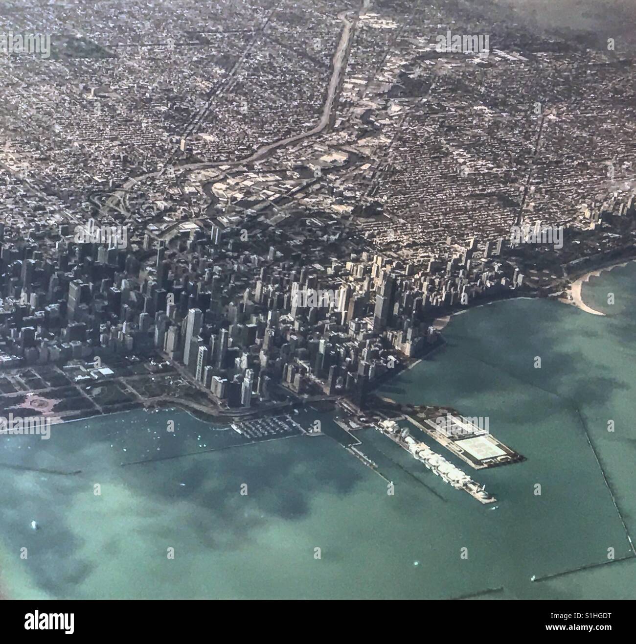 Chicago from above Stock Photo - Alamy