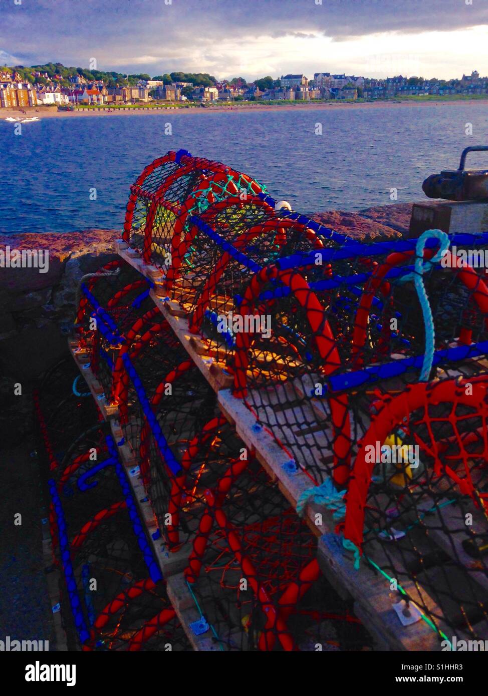 Lobster cage cages hi-res stock photography and images - Alamy