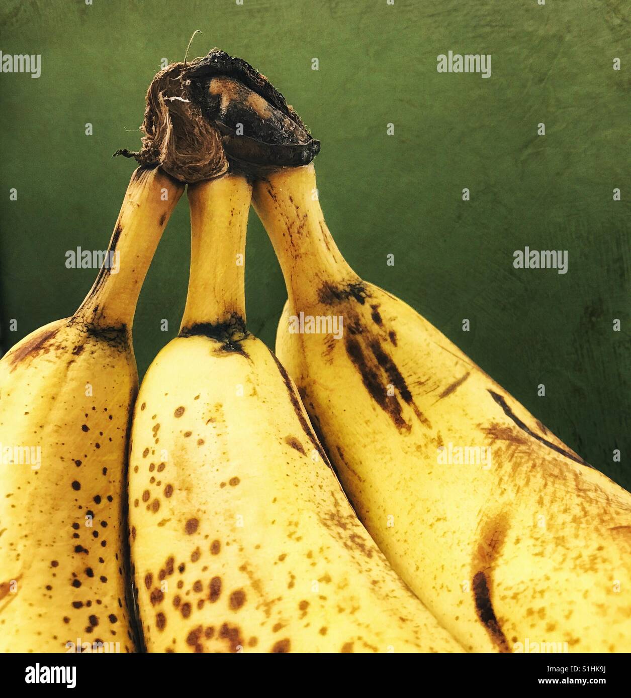 Banana with ripening spots hi-res stock photography and images - Alamy
