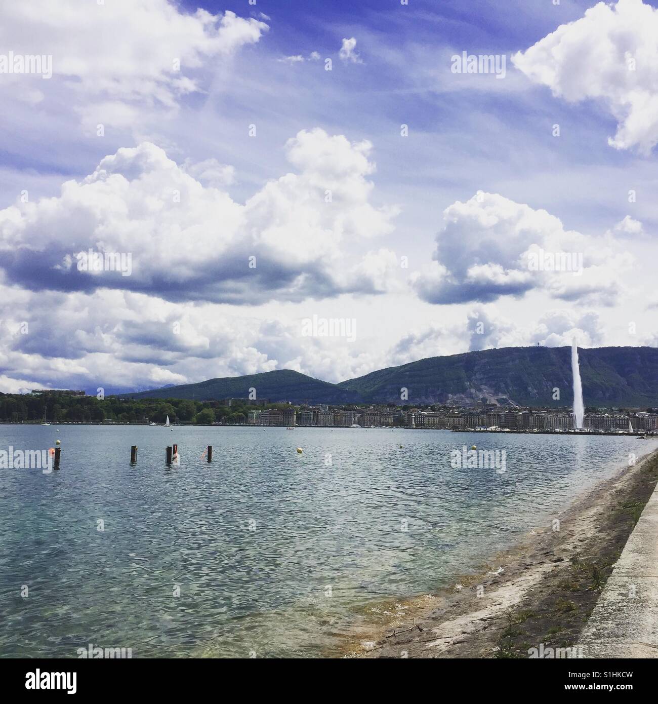 Geneve switzerland snow hi-res stock photography and images - Alamy