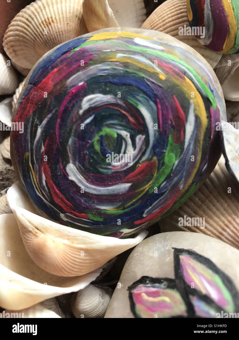 Shell art artwork hi-res stock photography and images - Alamy