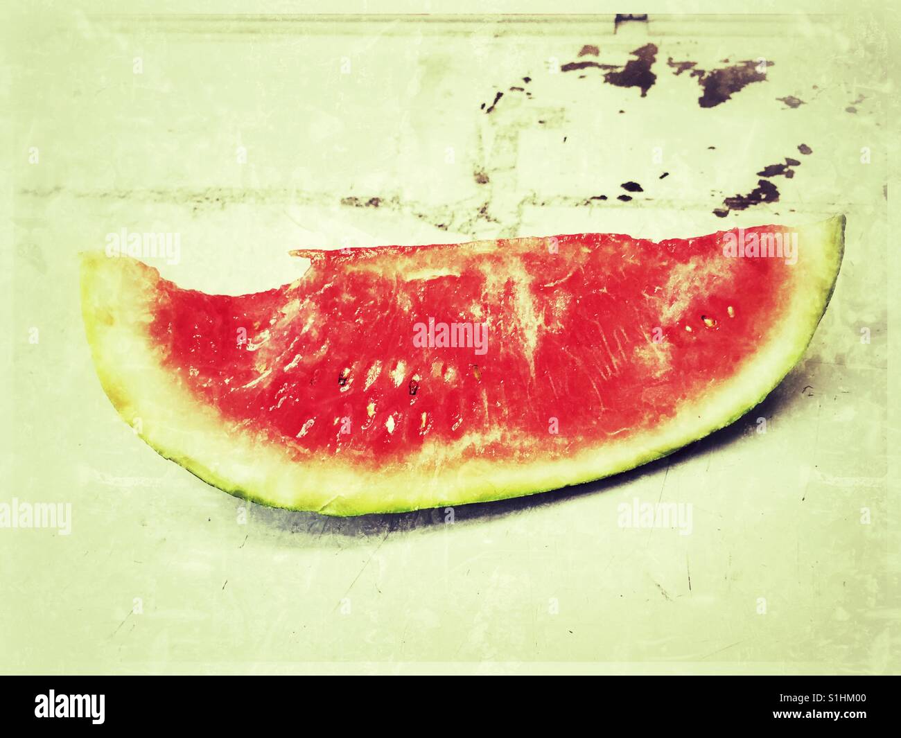 Bitten watermelon hi-res stock photography and images - Alamy