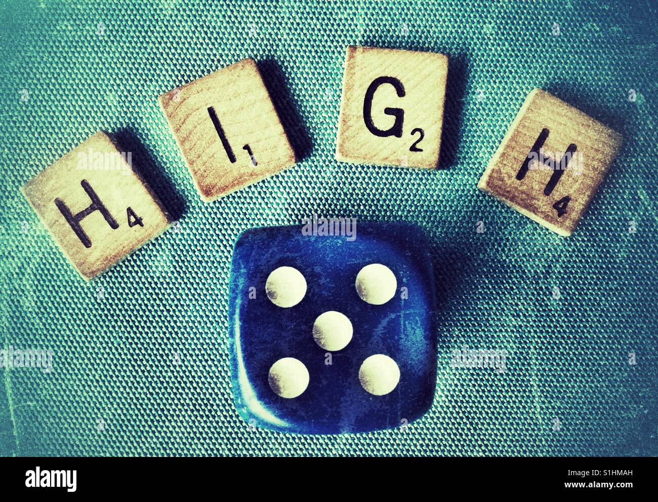 High of letters hi-res stock photography and images - Alamy