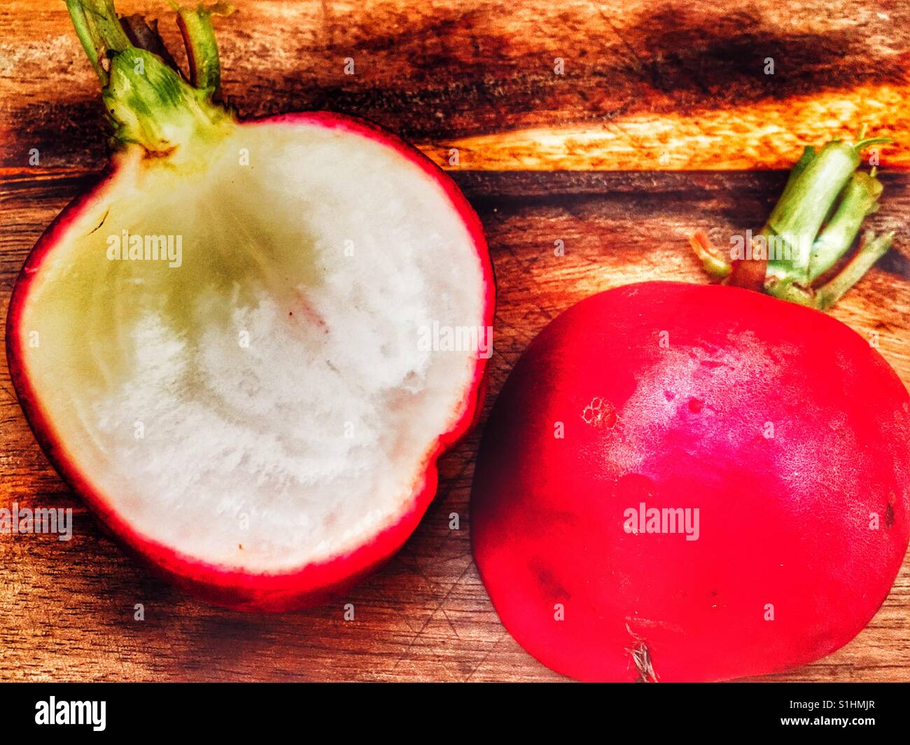 Large globe radish Stock Photo - Alamy