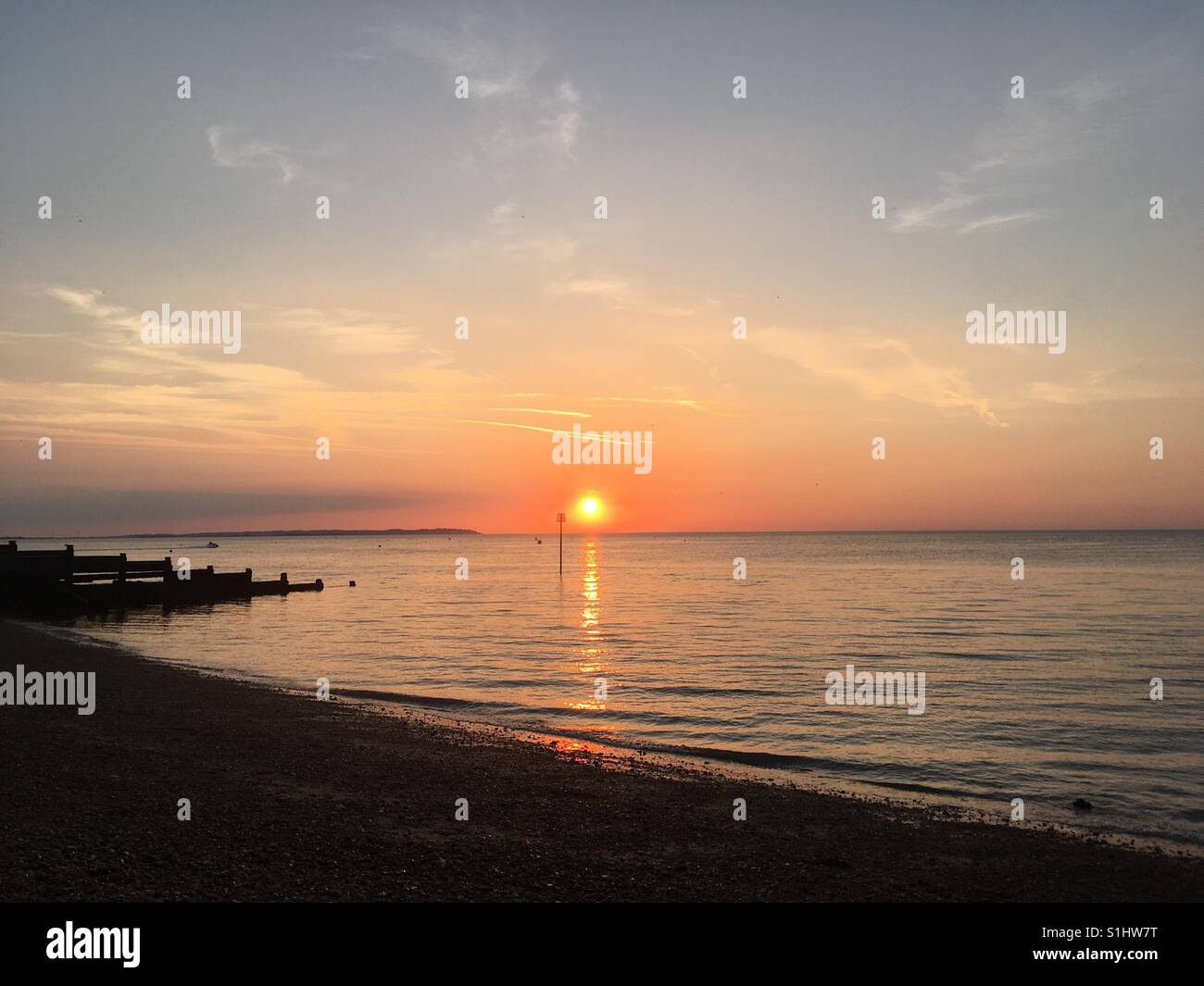 Whitstable sunset hi-res stock photography and images - Alamy