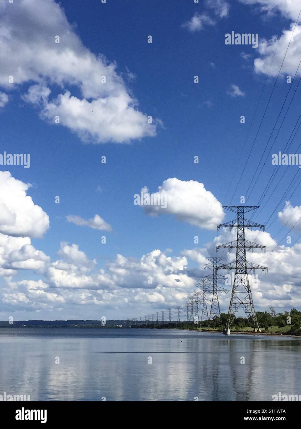 Hydro lines hi-res stock photography and images - Alamy