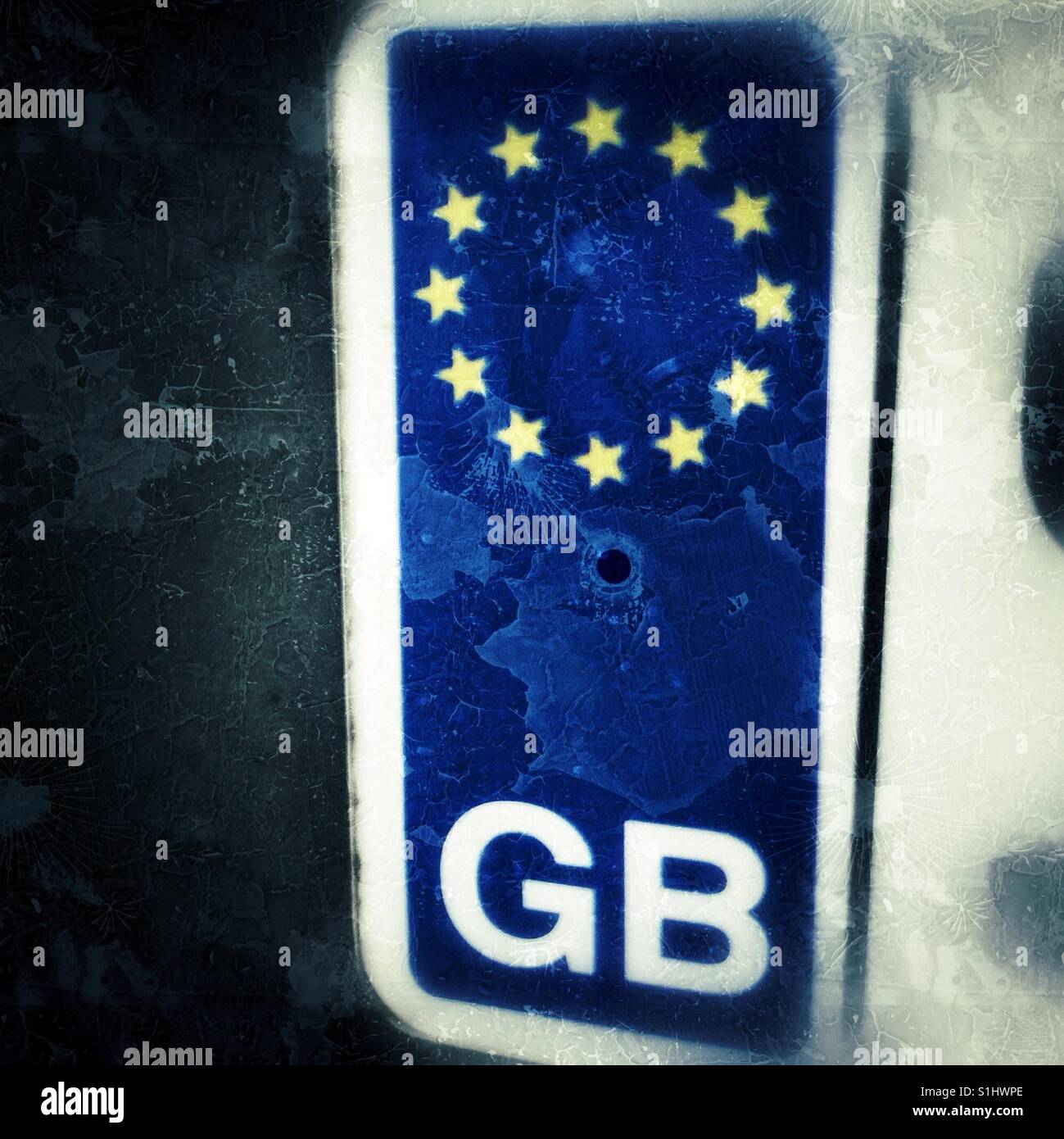 Damaged licence plate hi-res stock photography and images - Alamy