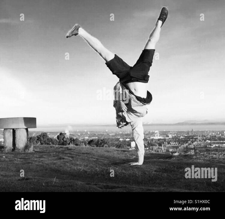 One Handed Cartwheel Gymnastics