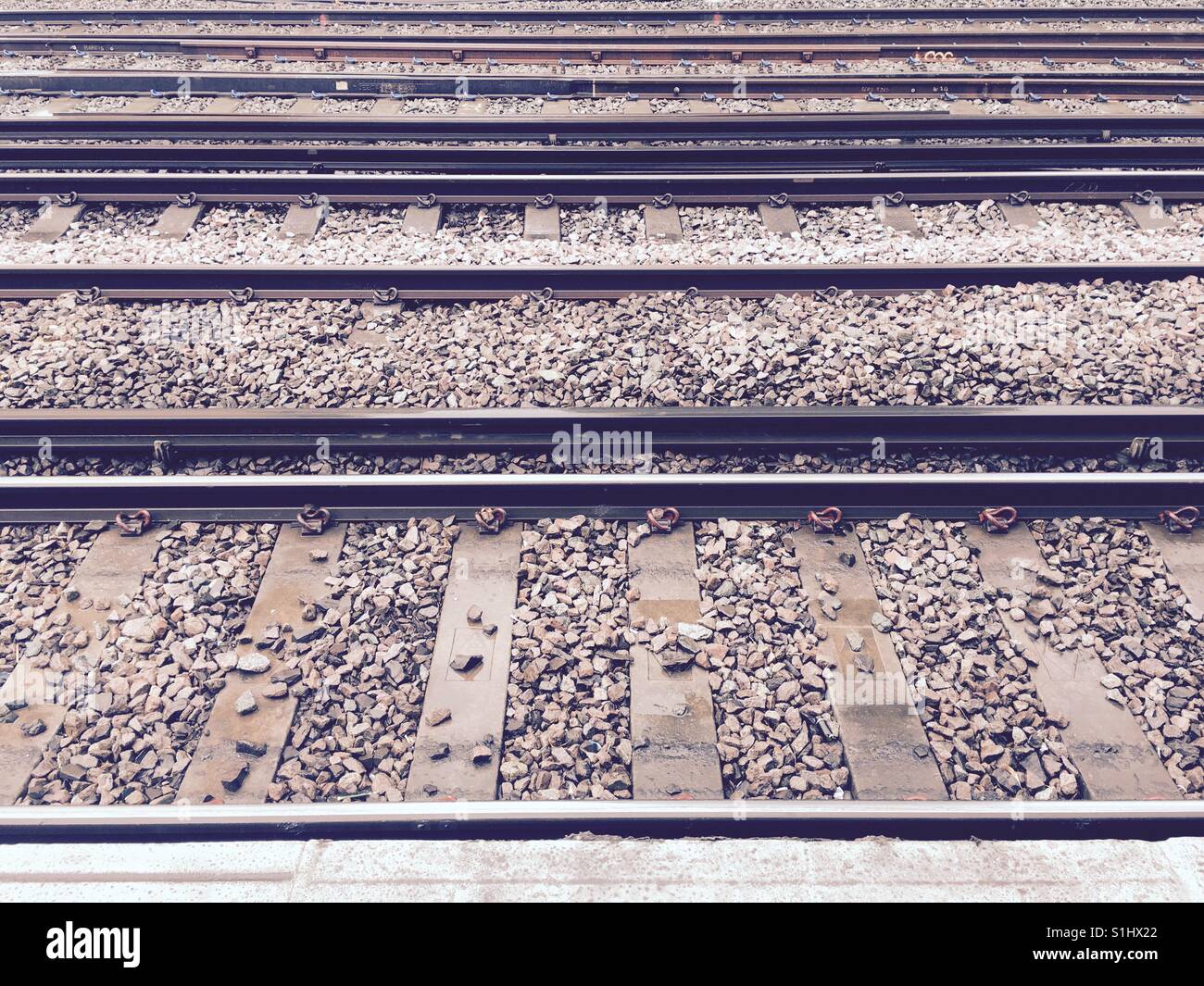 Rail Tracks High Resolution Stock Photography and Images - Alamy