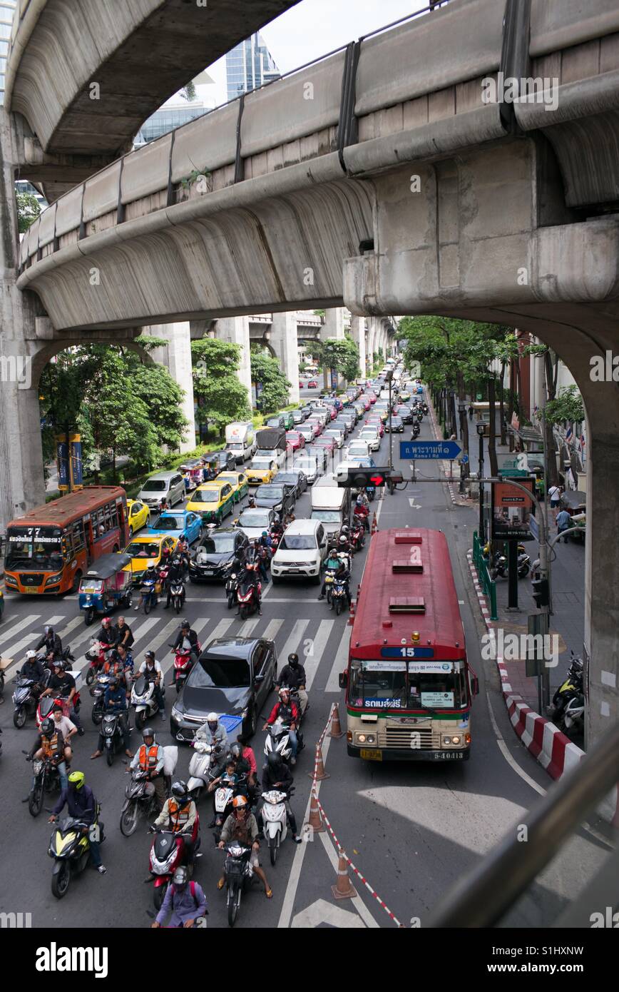 Bus car motorcycle hi-res stock photography and images - Alamy