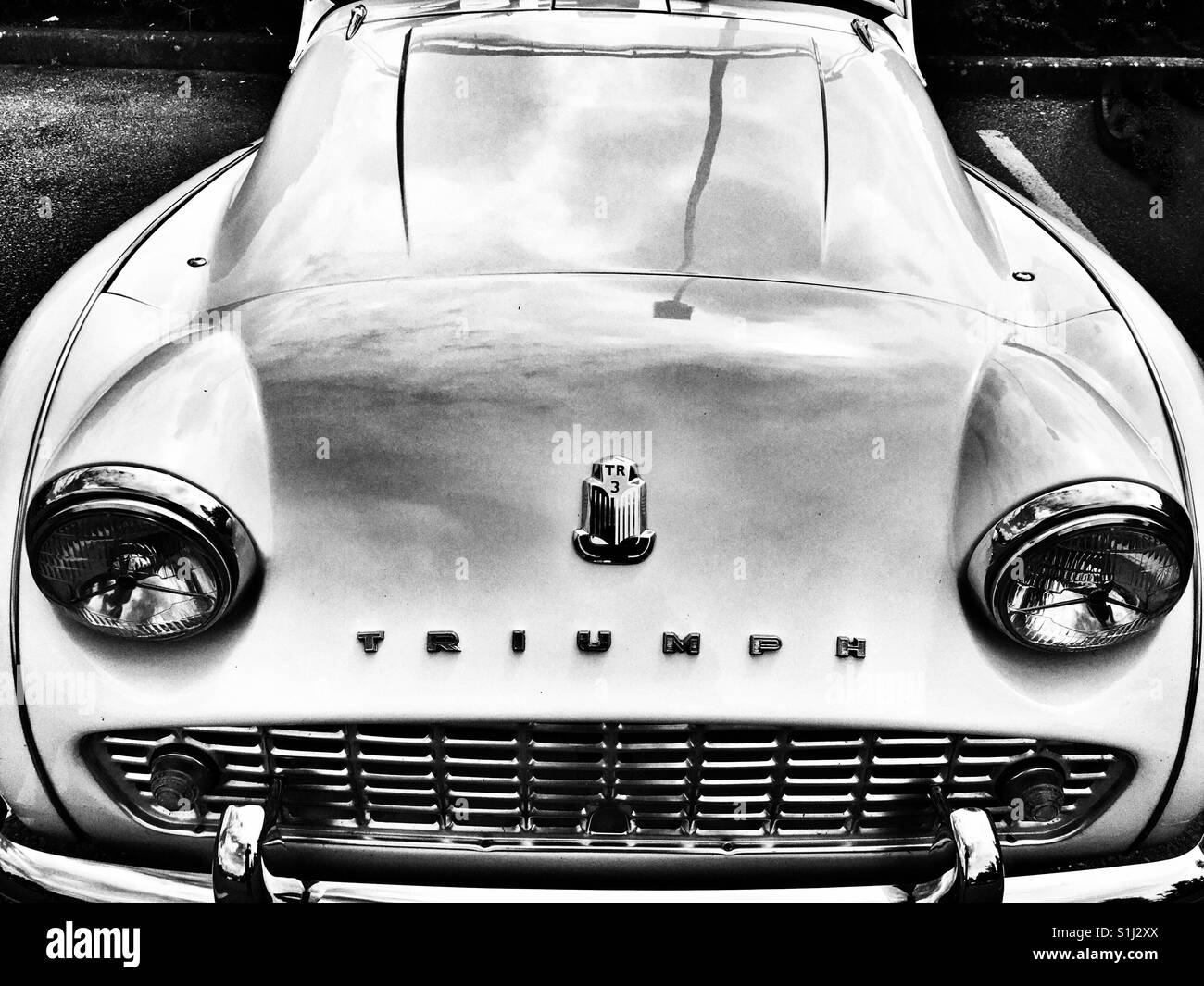 Triumph tr3 front hi-res stock photography and images - Alamy